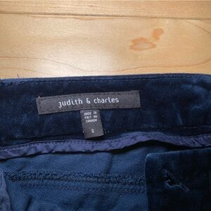 Judith & Charles | Pants & Jumpsuits | Judith Charles Velvet Pants ...